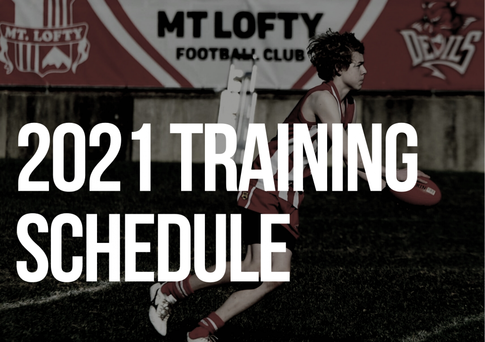 Mount Lofty training times 2021 | Mt Lofty Devils Wordpress