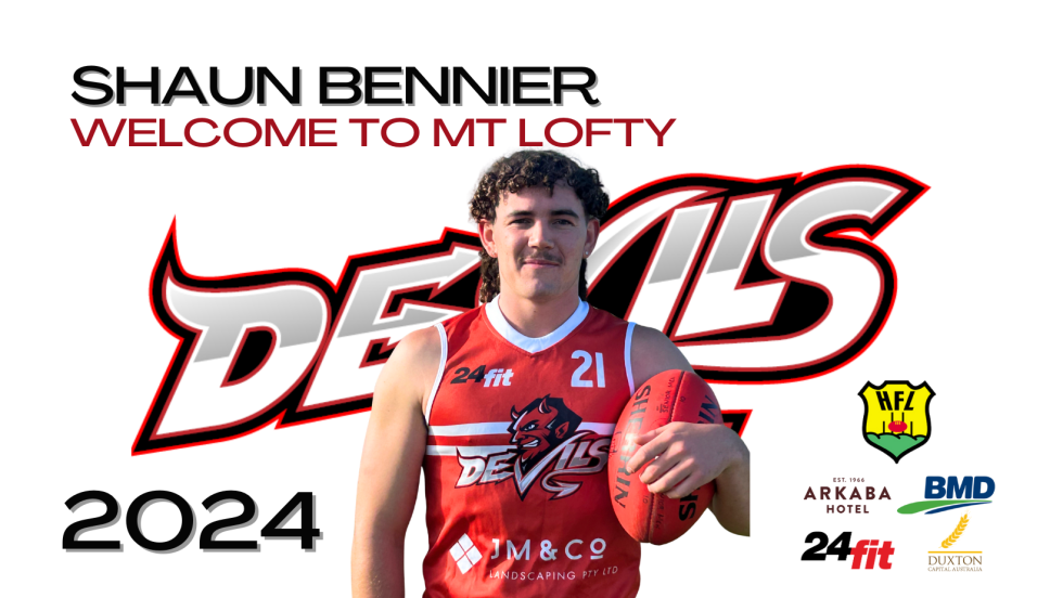 WELCOME TO THE DEVILS | SHAUN BENNIER | Mt Lofty Devils Wordpress