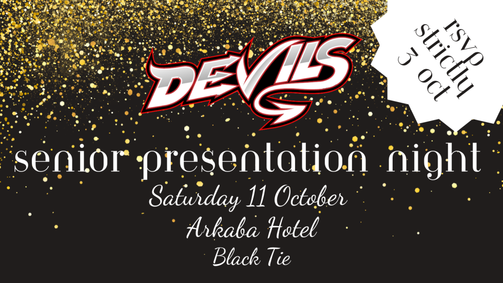 SENIOR PRESENTATION NIGHT | SAT 11 OCTOBER | Mt Lofty Devils Wordpress
