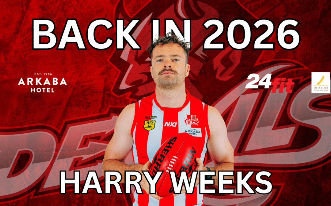 BACK IN 2026 | HARRY WEEKS | Mt Lofty Devils Wordpress